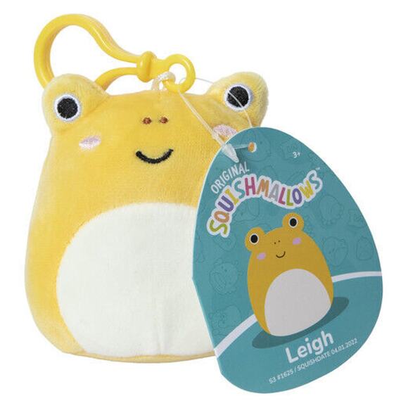 Squishmallows | Toys | Squishmallow Leigh The Yellow Toad Frog 35 Clip ...
